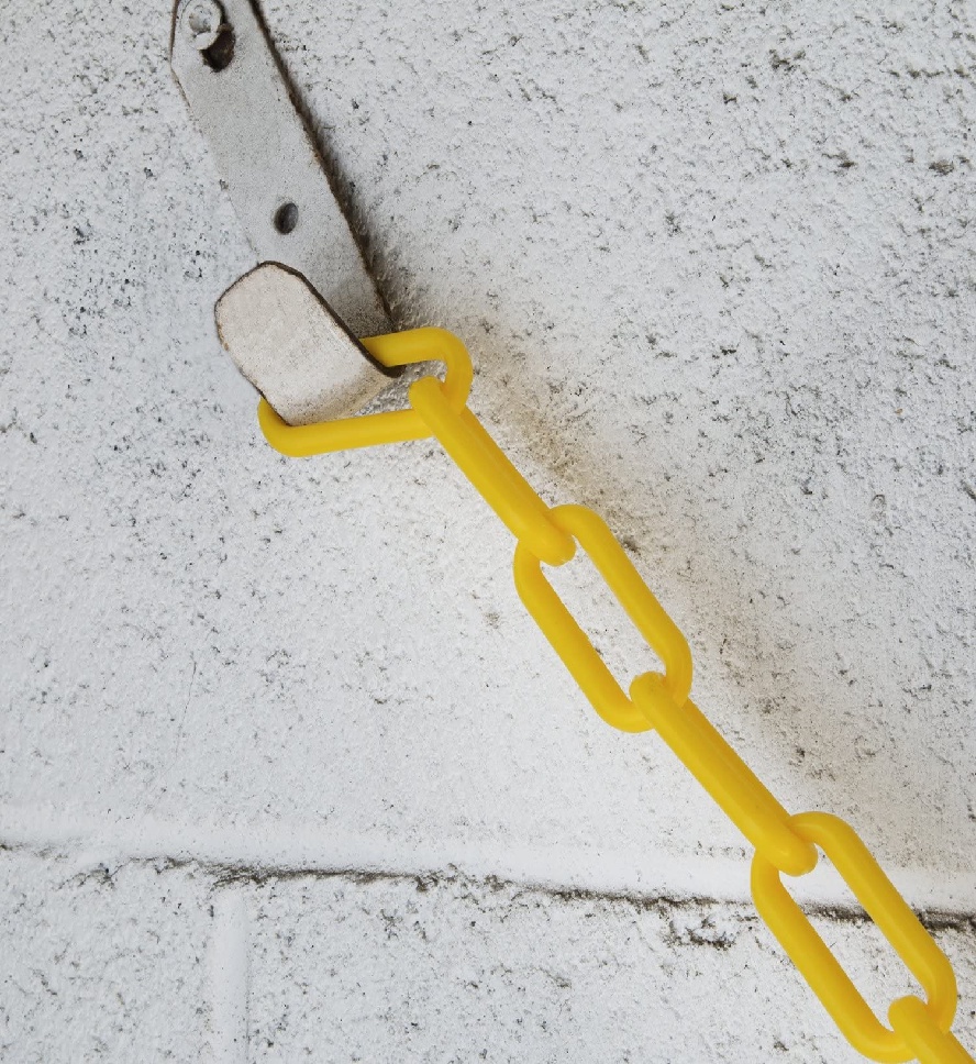 Pvc Plastic Chain Safety Cone Barrier Queue Line Rantai Plastik ...