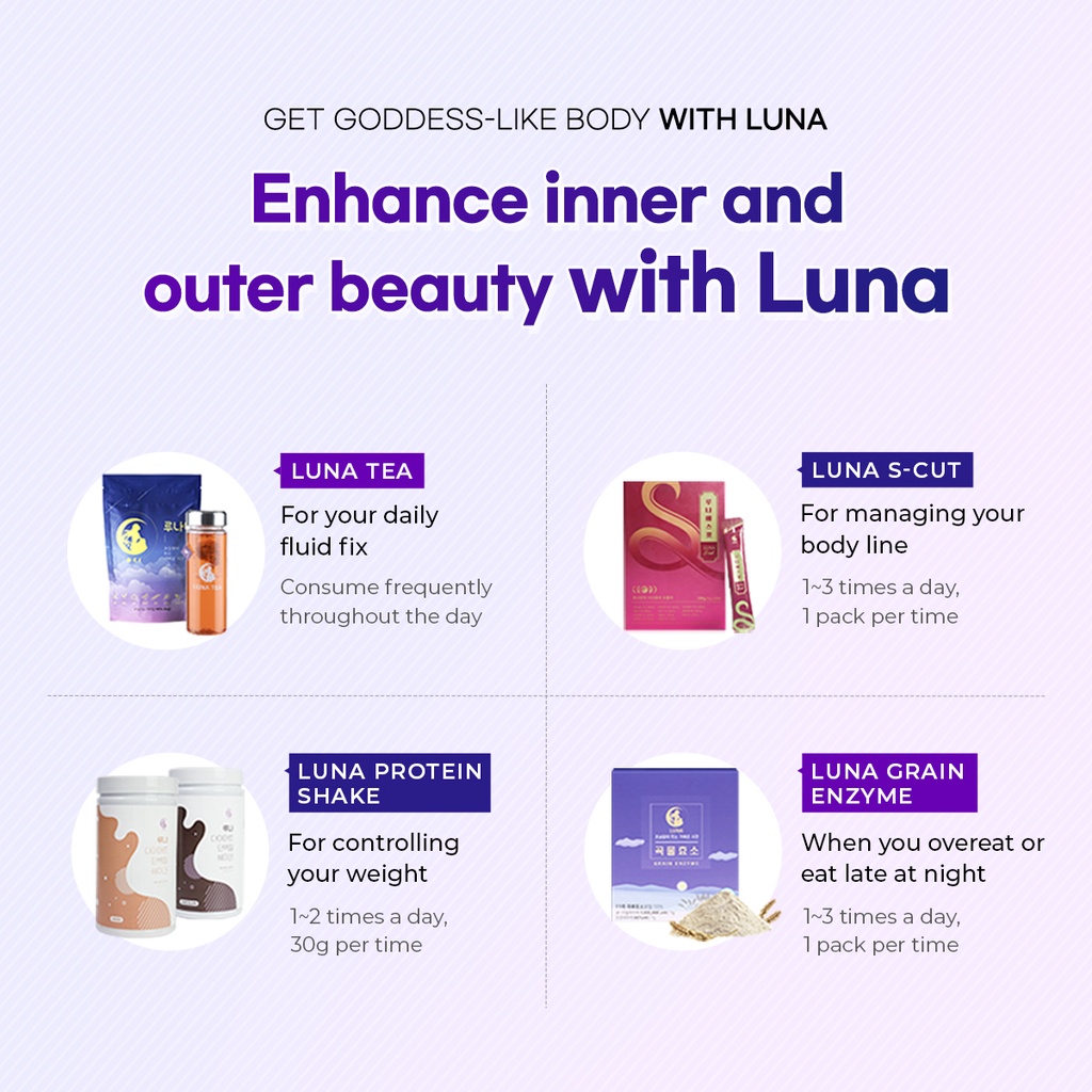 [LUNA] Luna Tea (20T) + Luna Bottle (500ml) | Shopee Malaysia