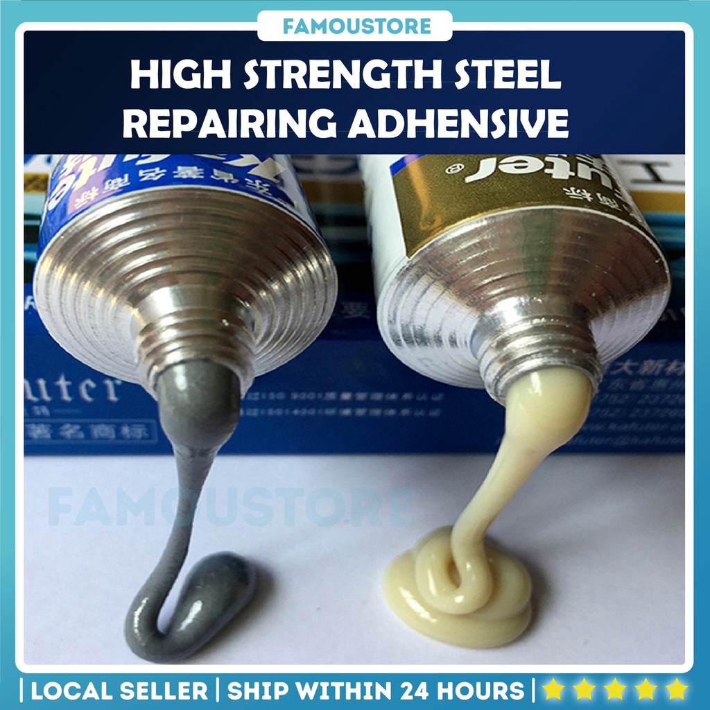 100g 65g Strong Kafuter A+B Metal Repairing Leaking Adhesive Glue ...
