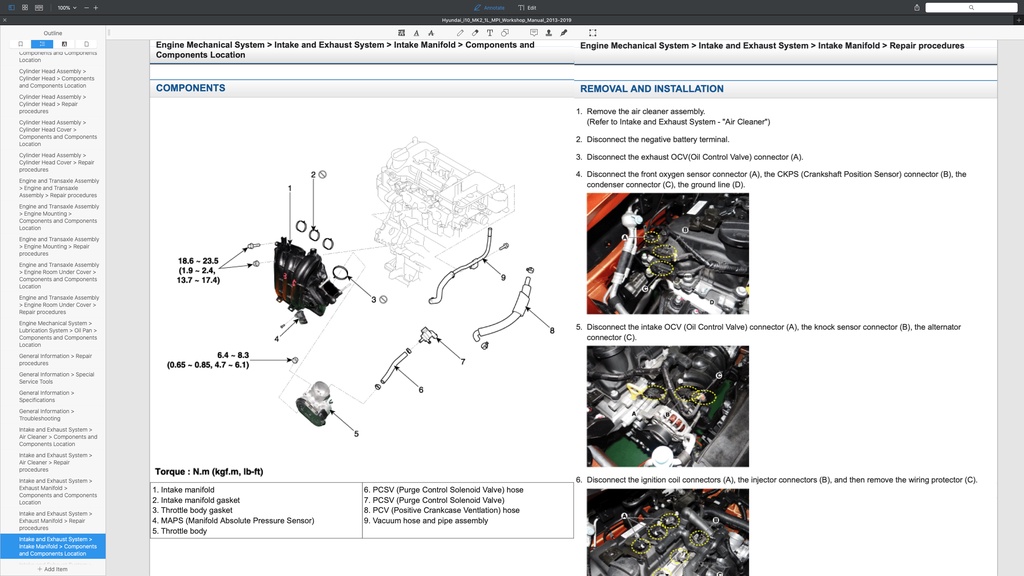 HYUNDAI i10 IA (2013-2022) SERVICE WORKSHOP MANUAL | Shopee Malaysia