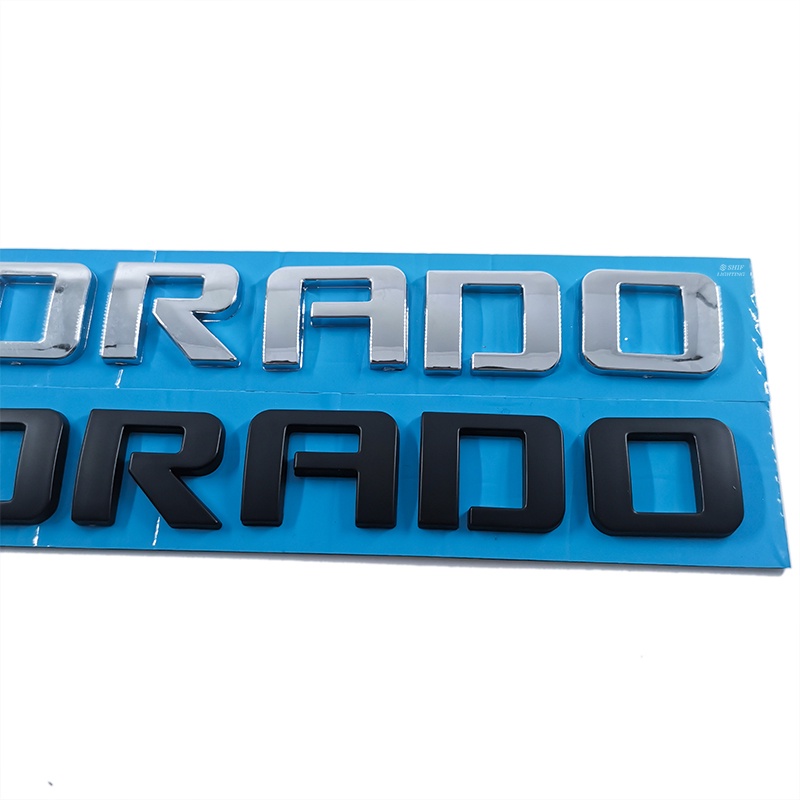 1 x ABS Black/Chrome COLORADO Logo Car Auto Rear Emblem Badge Decal ...