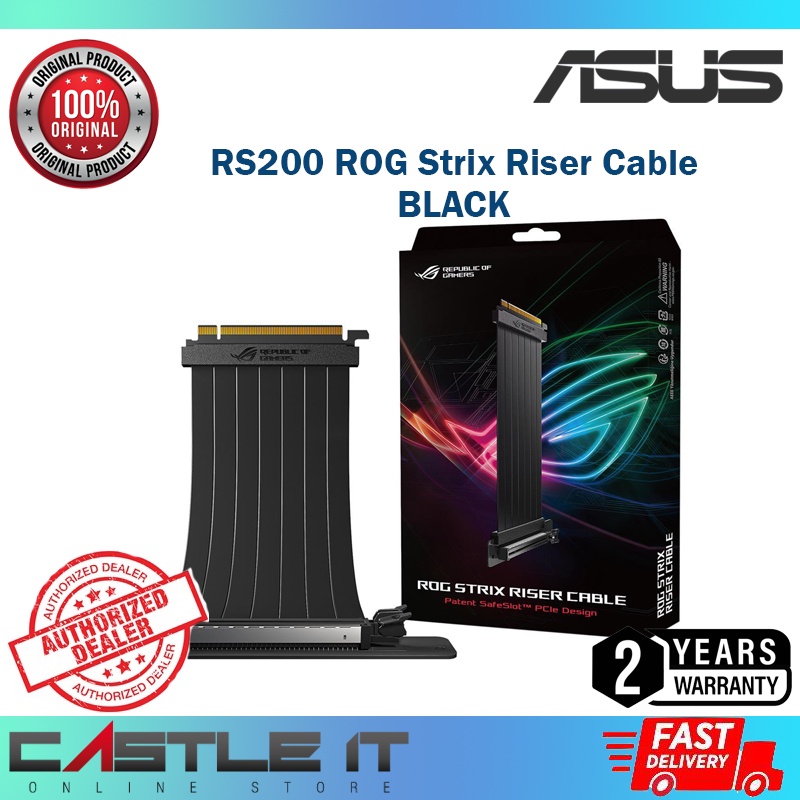 Asus RS200 ROG Strix Riser Cable BLACK (90DC0080-B00010) | Shopee Malaysia
