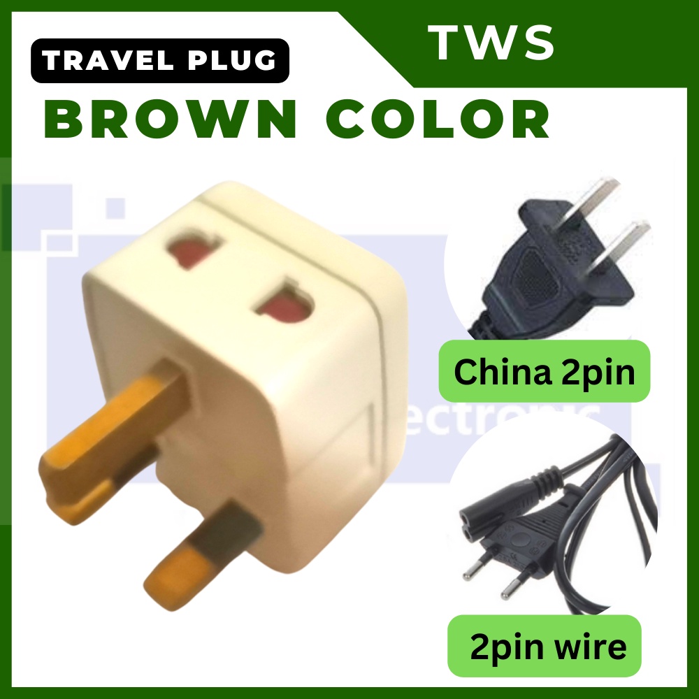 TWS 3 pin Travel Plug for Malaysia UK Power Sockets Adapter high ...