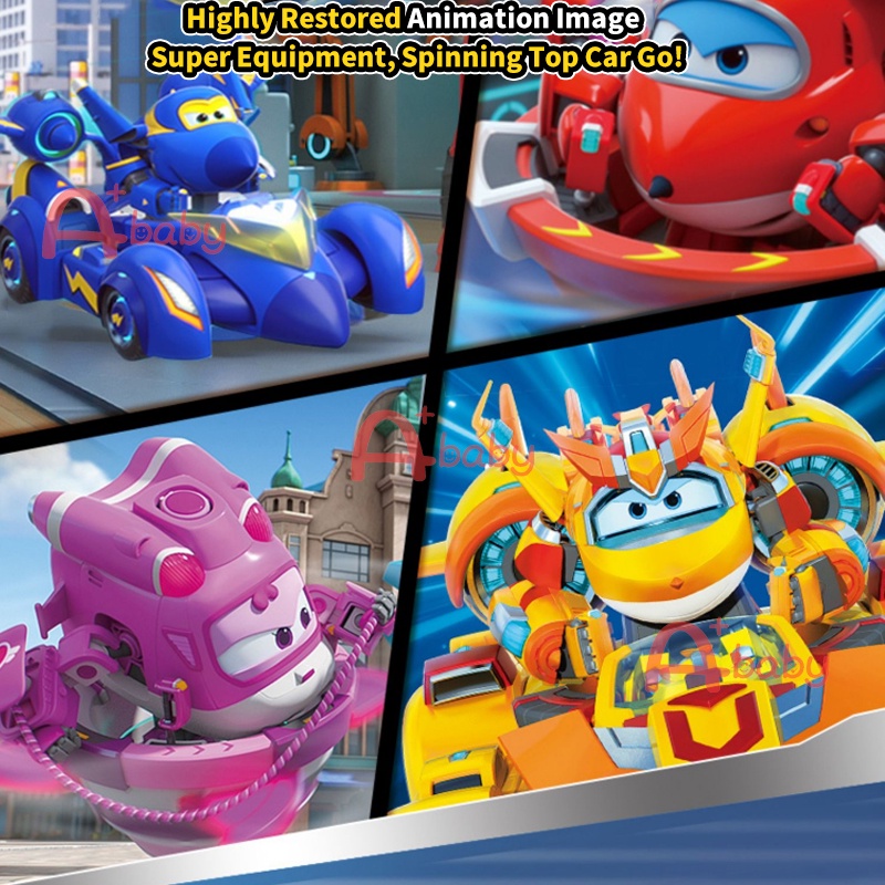 [A+baby] Super Wings Spinning Top Car (Beyblade/Gyro/Gyroscope)（Jett ...