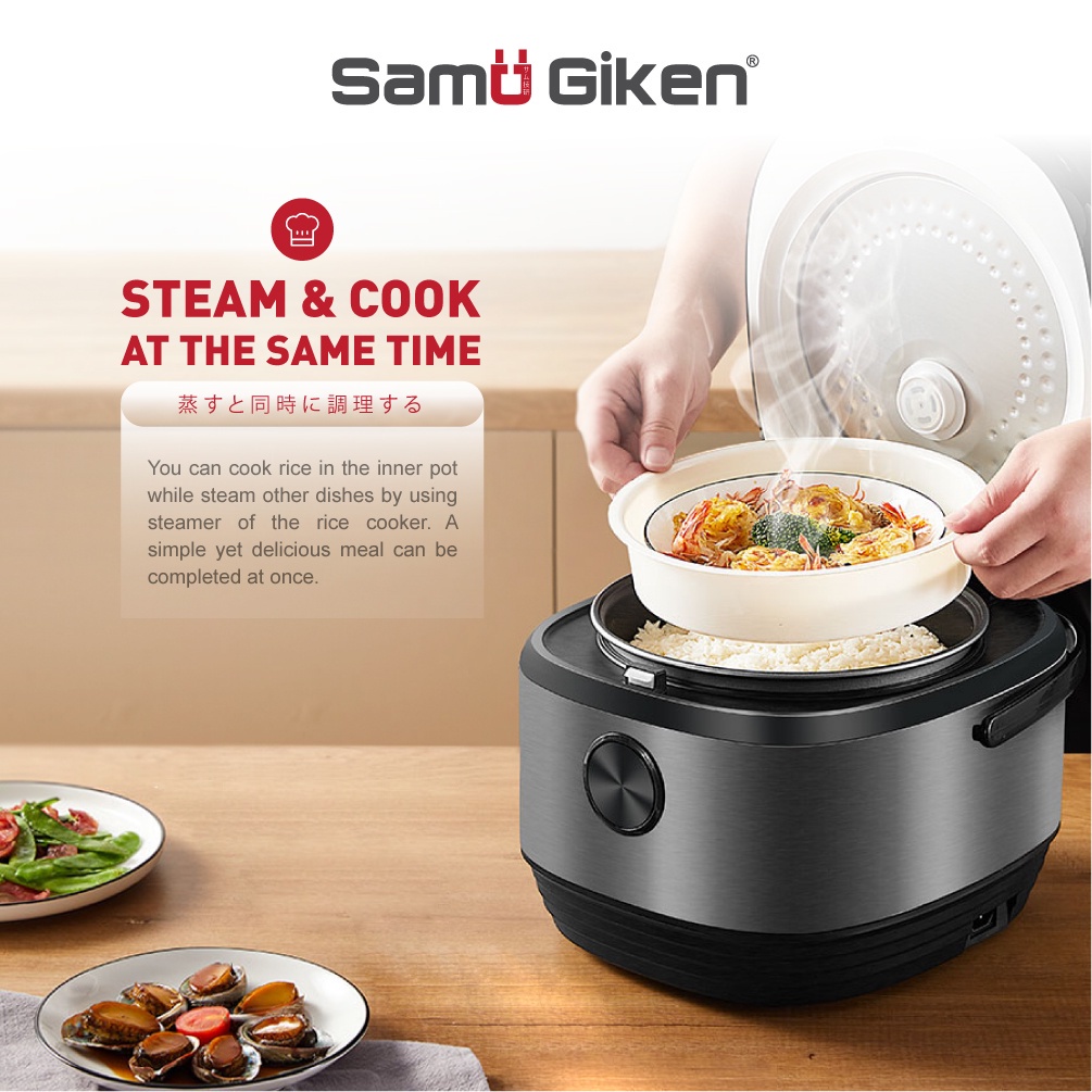 Samu GiKen Digital Rice Cooker (3 Litre), Model: RC30 | Shopee Malaysia