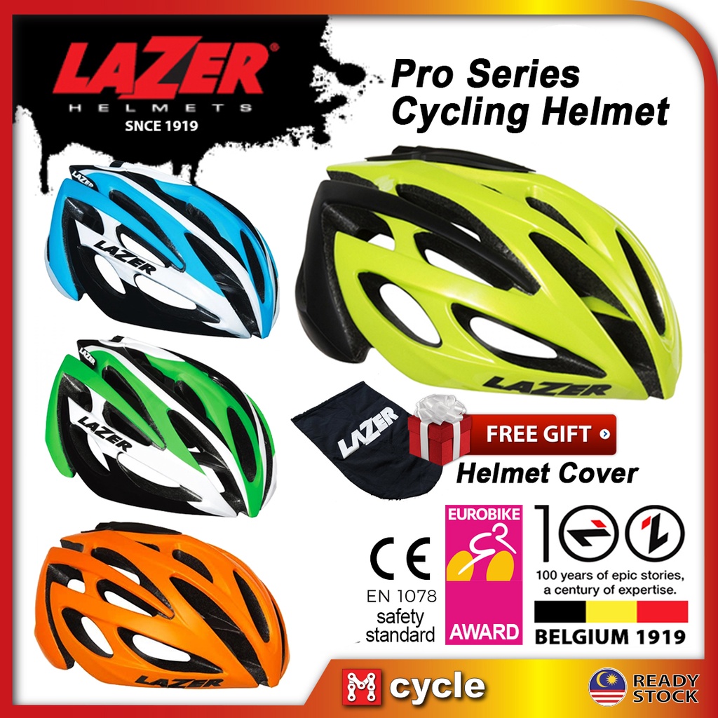 [100% Original] LAZER O2 Pro Series Road MTB Cycling Helmet Belgium ...