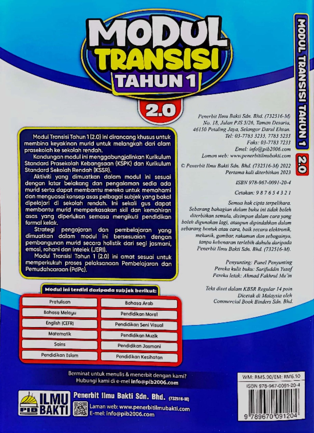 MODUL TRANSISI TAHUN 1 (2.0) DLP -PENERBIT ILMU BAKTI | Shopee Malaysia