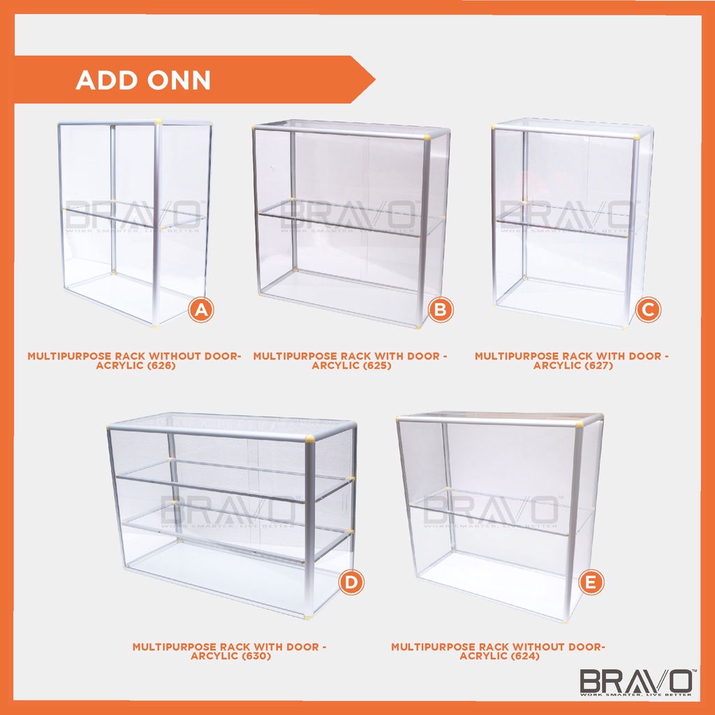 Acrylic Food Display Rack Rak Pamer Makanan Food Display Case Makanan ...