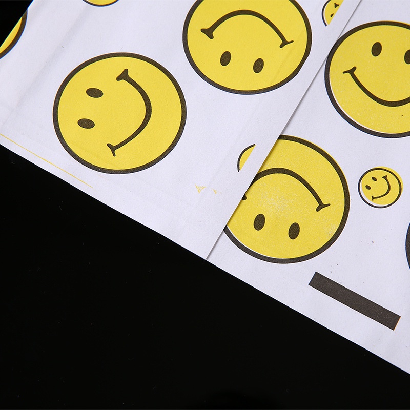 90pc Smiley Face Paper Bag Oil-Proof|French Fries |Snacks Grease-Proof ...