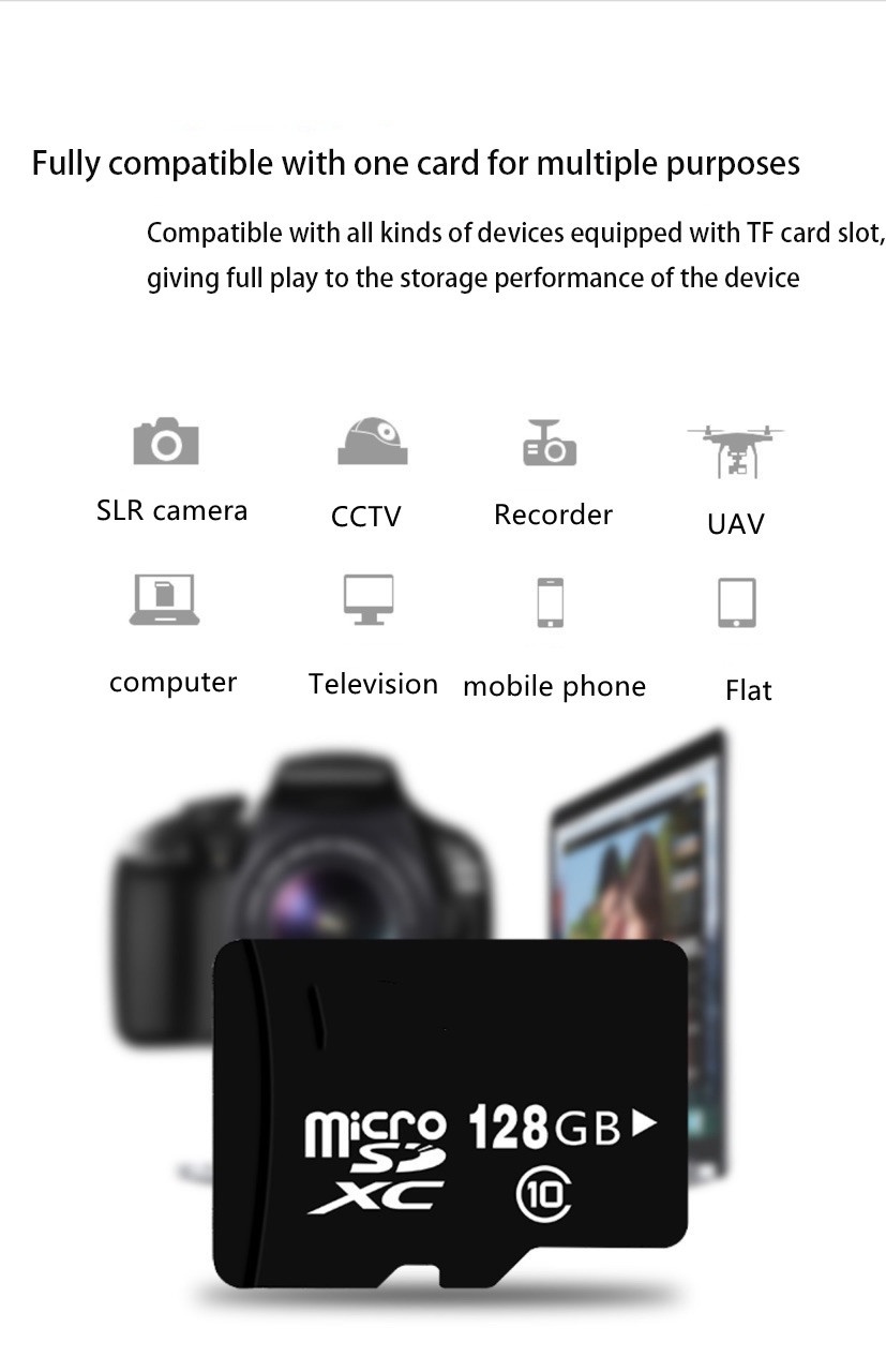 Memory Card Original Universal SD Card Micro Class 10 Card 128GB 64GB ...