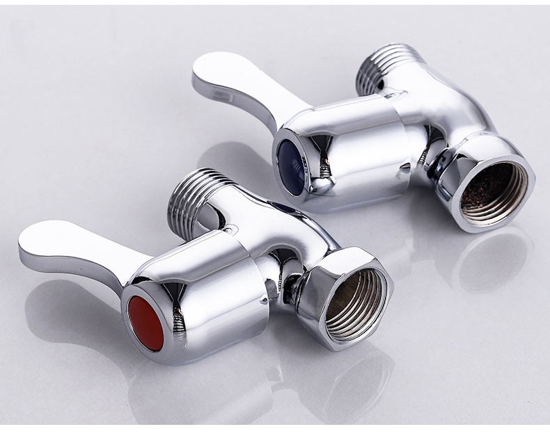 15mm 1/2" Stainless Steel Handle MF Thread Ball Valve Stopcock Mini ...