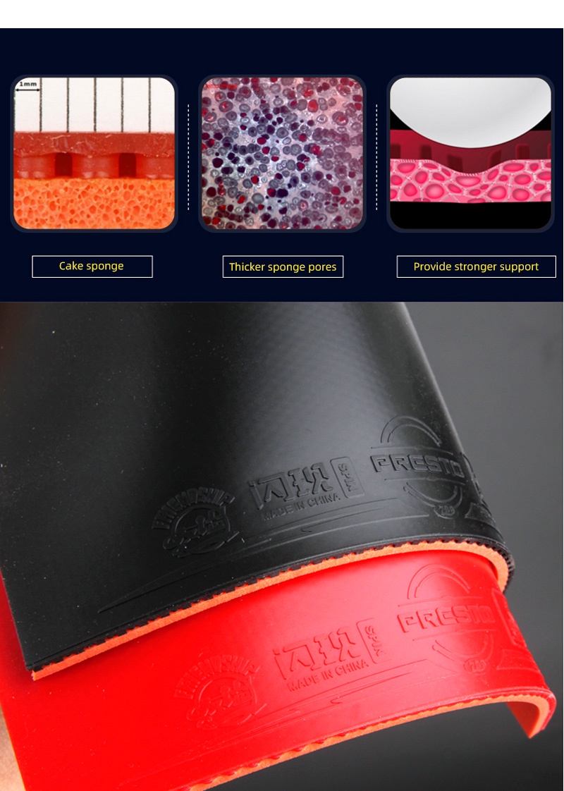 729 Friendship Presto Speed Spin Table Tennis Rubber Professional ...