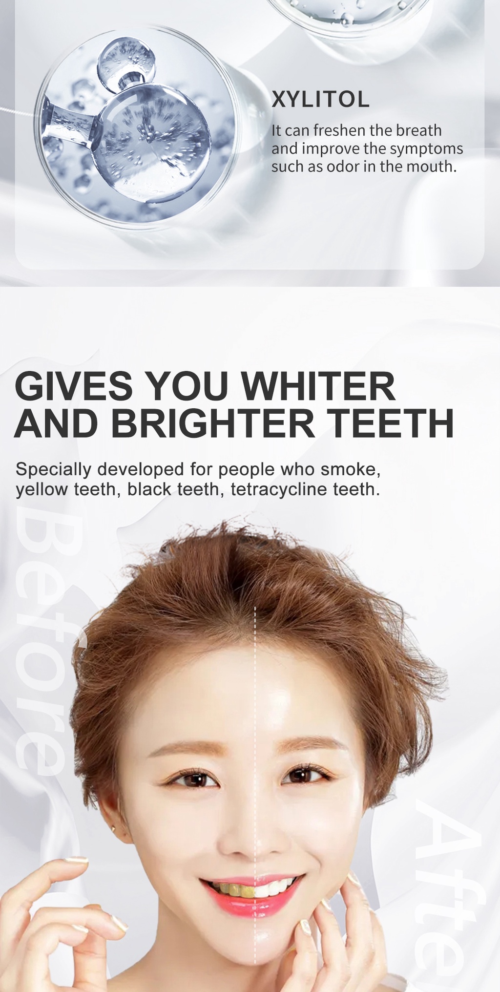 RtopR Teeth Whitening Essence Pemutih gigi Wash Yellow Teeth Remove ...