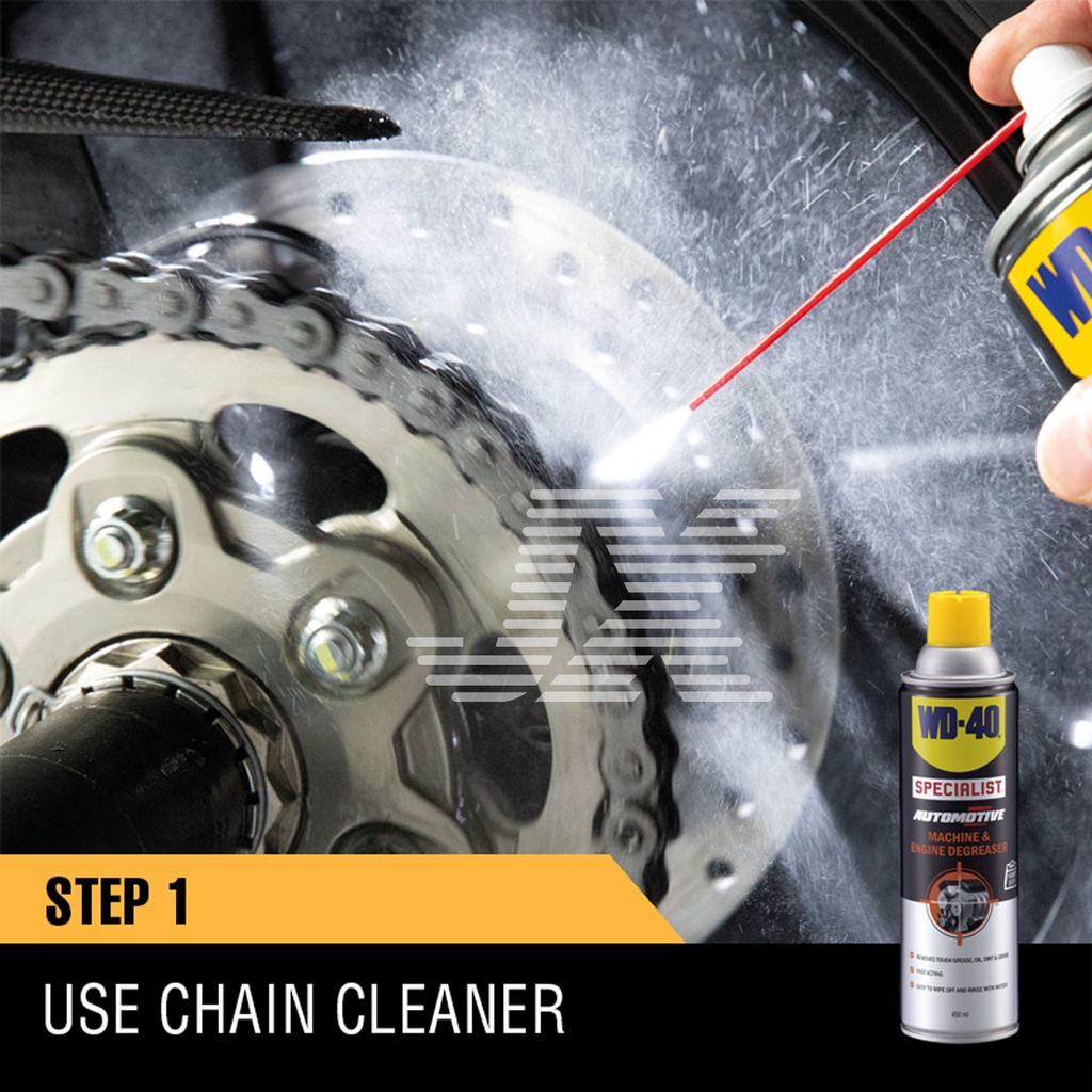 WD-40 Specialist Automotive Chain Lube Spray 360ml WD40 Anti Fling ...