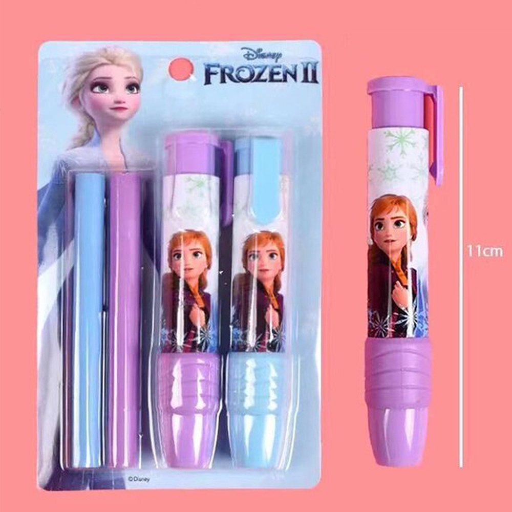 DC Pemadam Pensil Jenis Pen Sekolah 4PCS Retractable Eraser Pencil with ...
