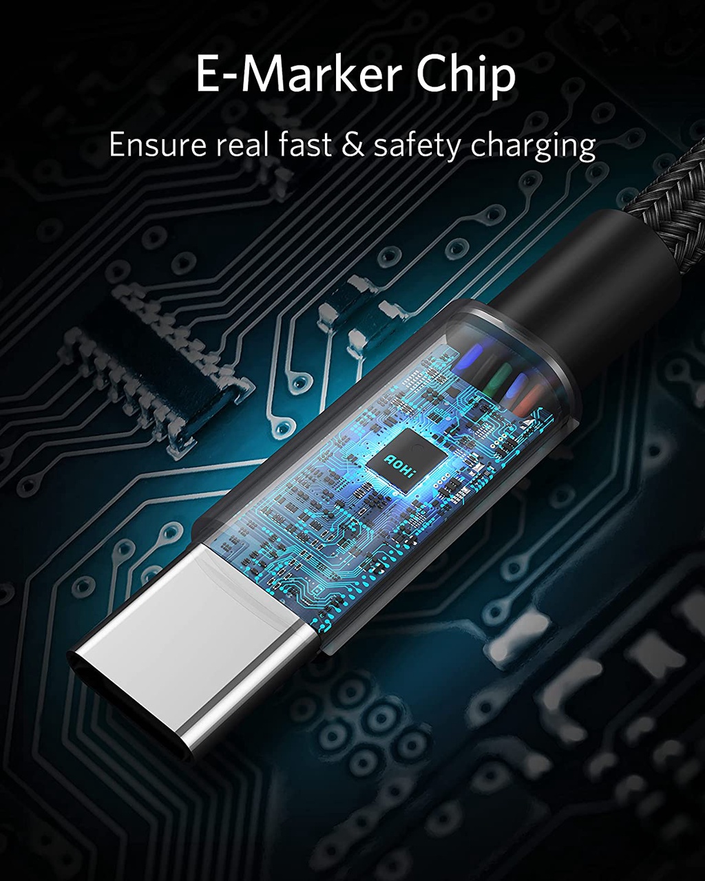 Aohi Magline USB C Nylon 140w Type C fast charging cable AOC-L010 super ...