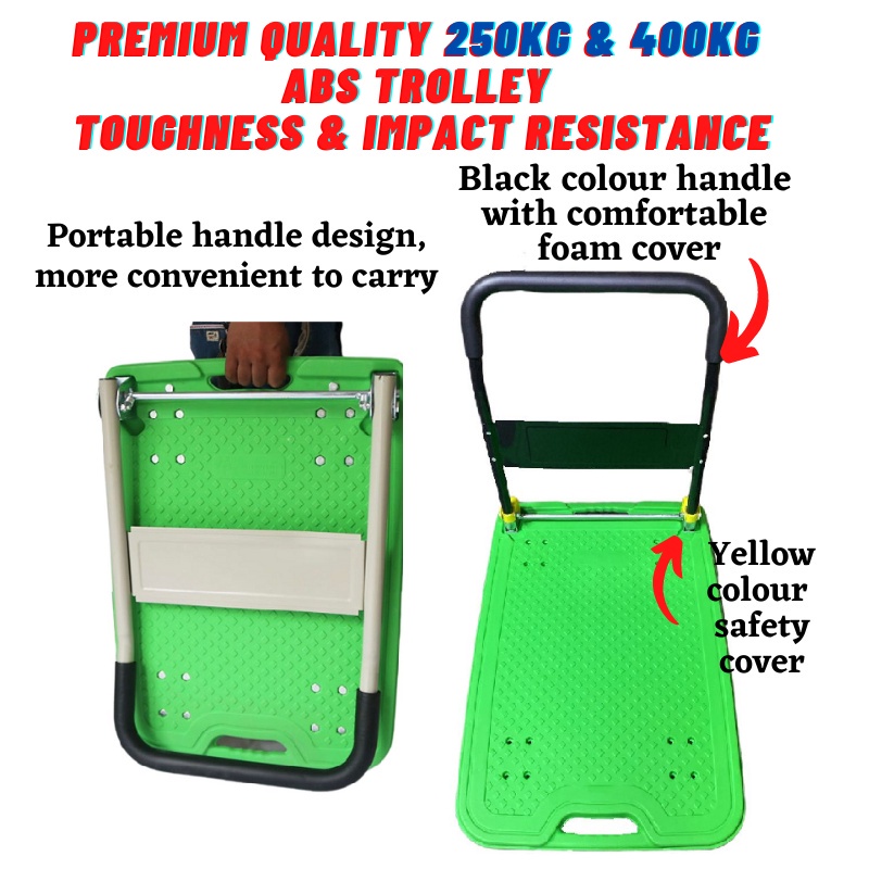 IRON BULL Trolley Portable 150KG/300KG Hand Truck Iron PVC Foldable ...