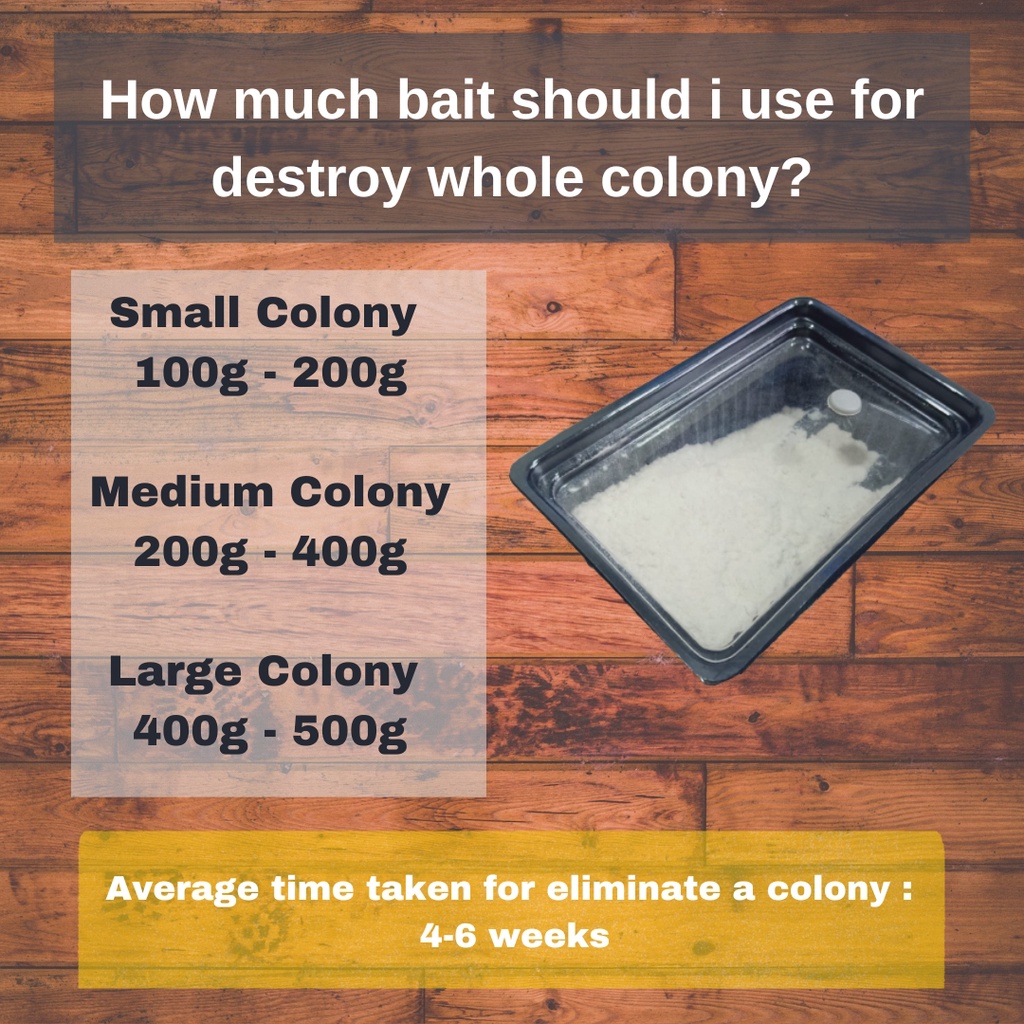 EXcoQ DIY Termite Bait System / Indoor & Outdoor Termite Bait Box ...