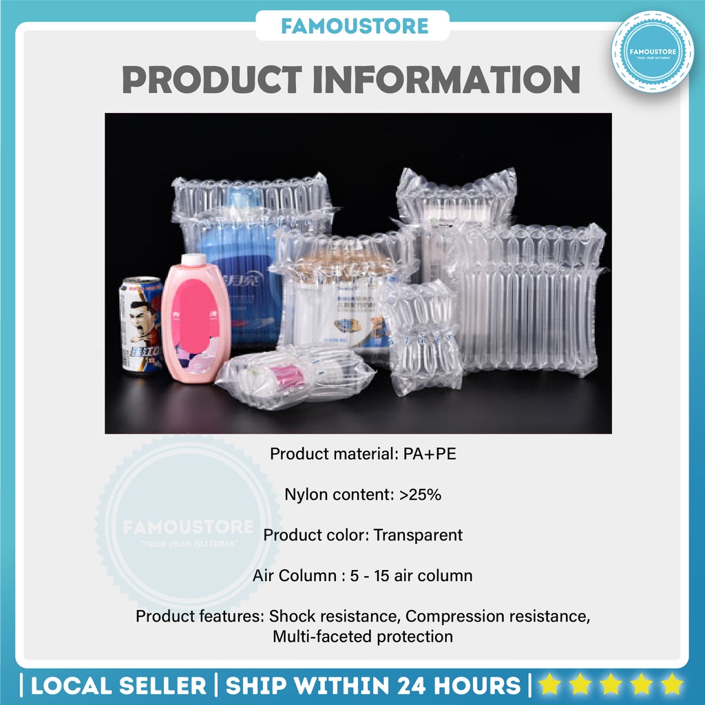 Inflatable Air Bubble Bag 1PCS | Protective Bubble Bag Column Cushion ...