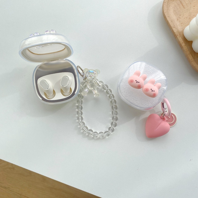 For Baseus Bowie WM02 plus / WM02+ TWS Cute Bear Protective Cover For ...