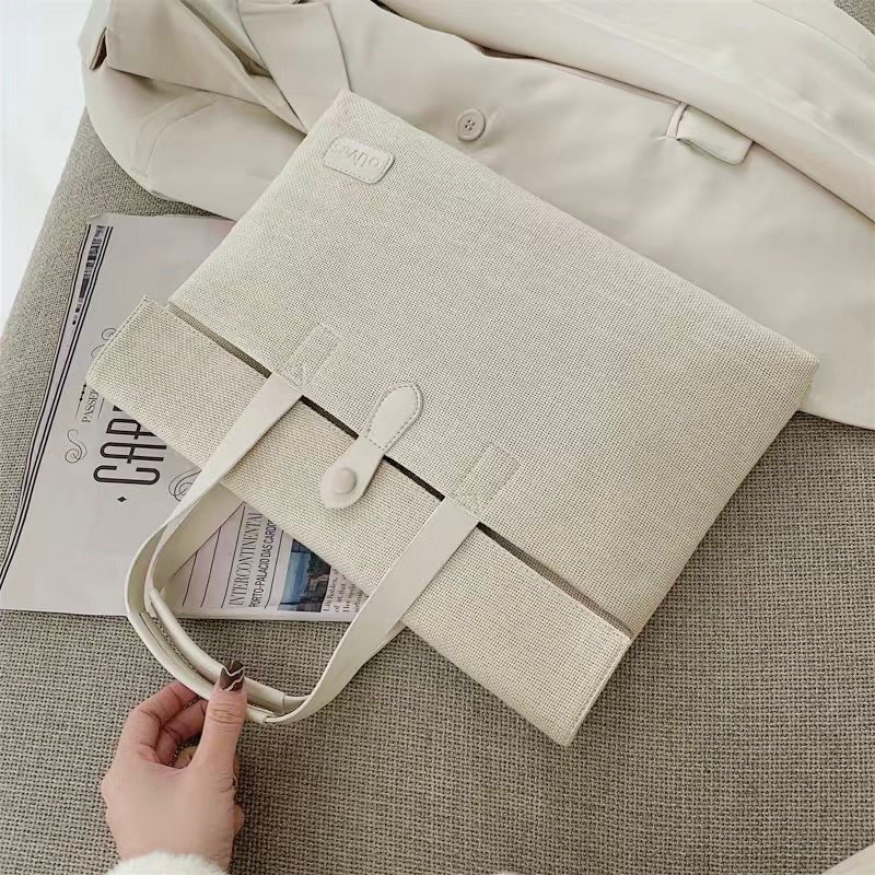 Mystuff527 Japanese Minimalist Ins Lady Laptop Bag Business Briefcase ...
