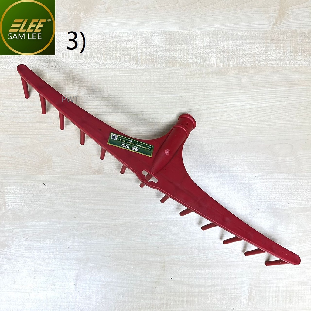SAMLEE Hero garden rake 13T/20T/24T Heavy Duty Nail/Plastic Gardening ...