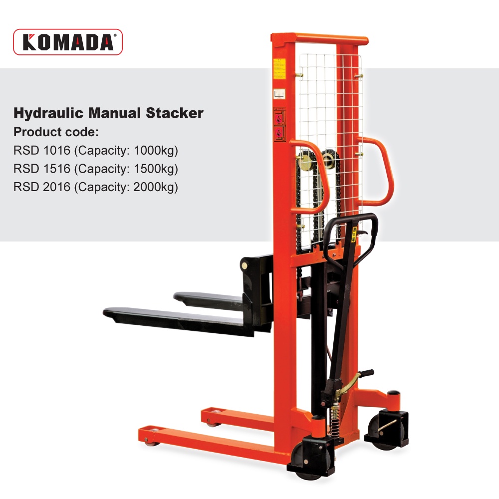 TTF Rack™ (RSD) 1 Ton & 1.5 Ton & 2 Ton Manual Stacker Forklift Lifting ...