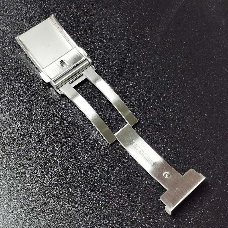 Solid Stainless Steel Watch Buckle 18mm 20mm 22mm Watch Band Folding ...