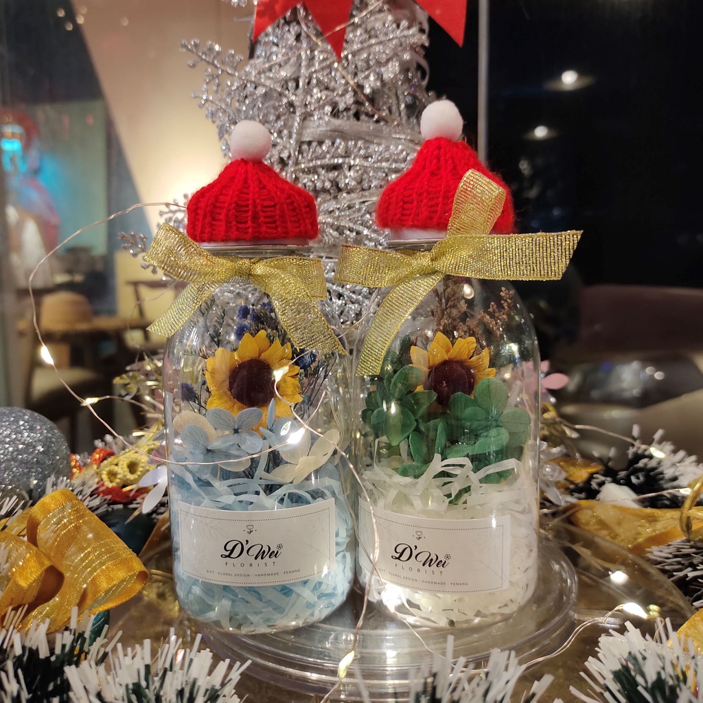 Graduation Preserved Flower Pots Bottle Dried Flowers Gifts Convocation ...