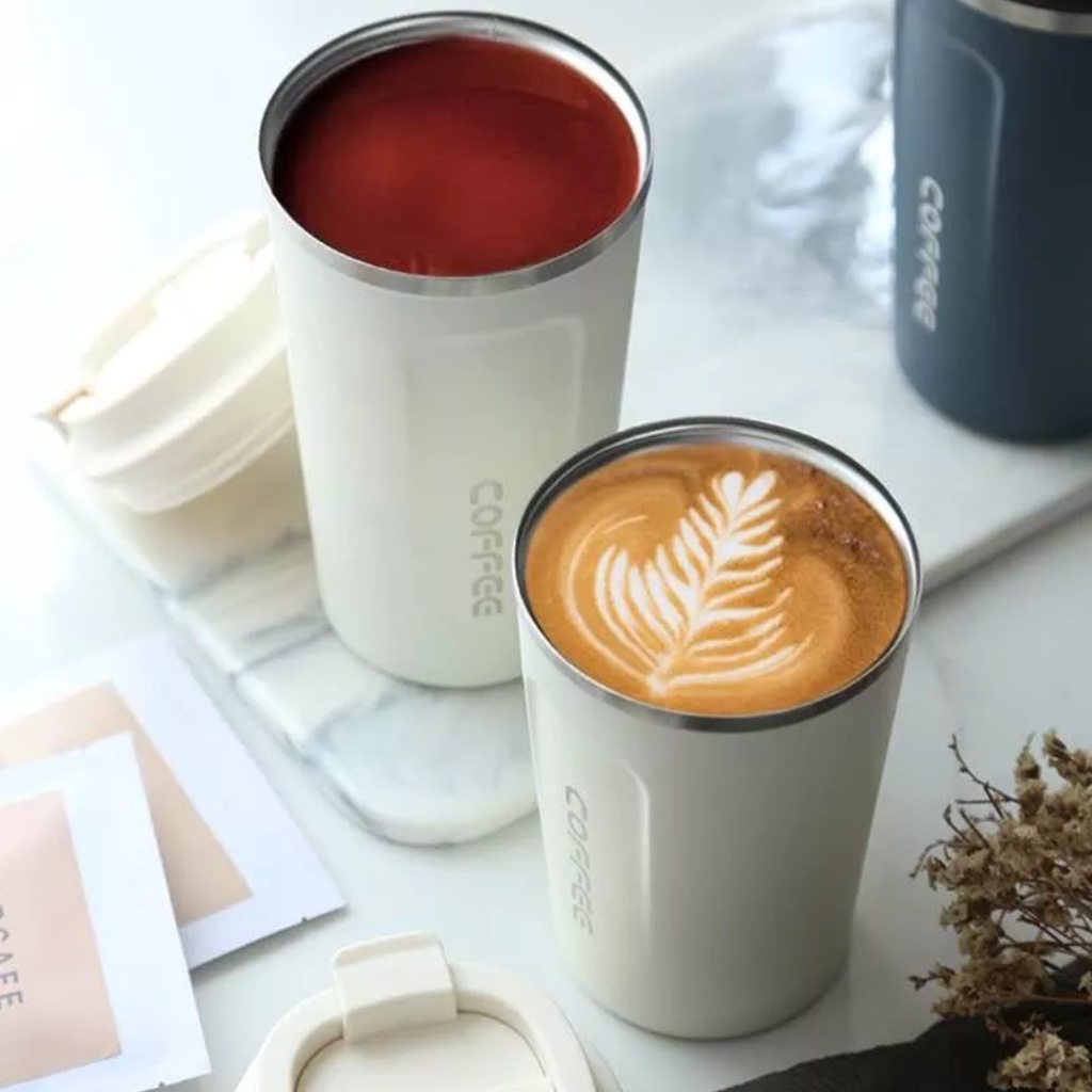 500ml Thermos Mug Coffee Mug Tumbler Travel Vacuum Insulated Flask ...