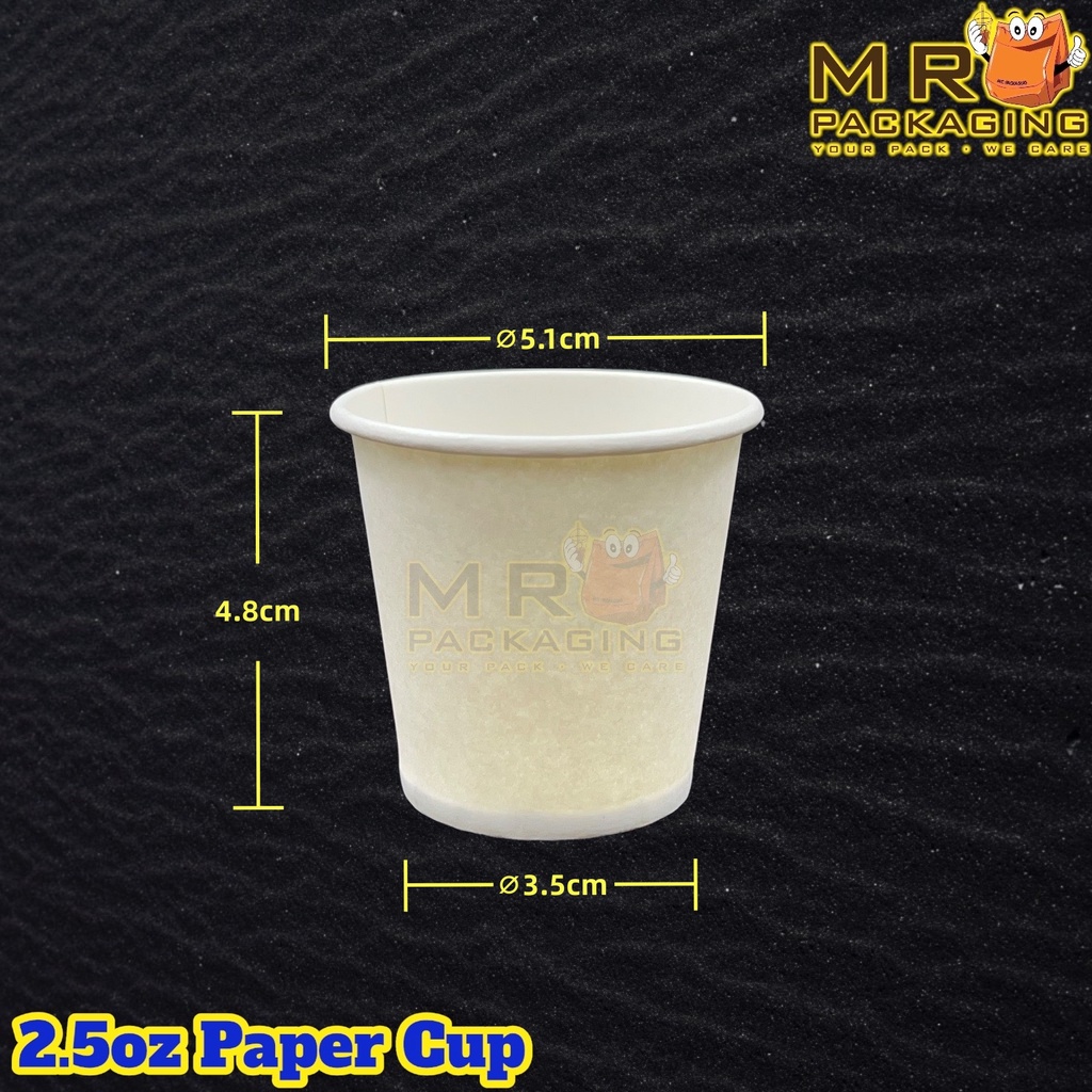 2.5oz White Paper Cup ( 100pcs± ) Paper Sampling Cup Sample Cup Paper ...