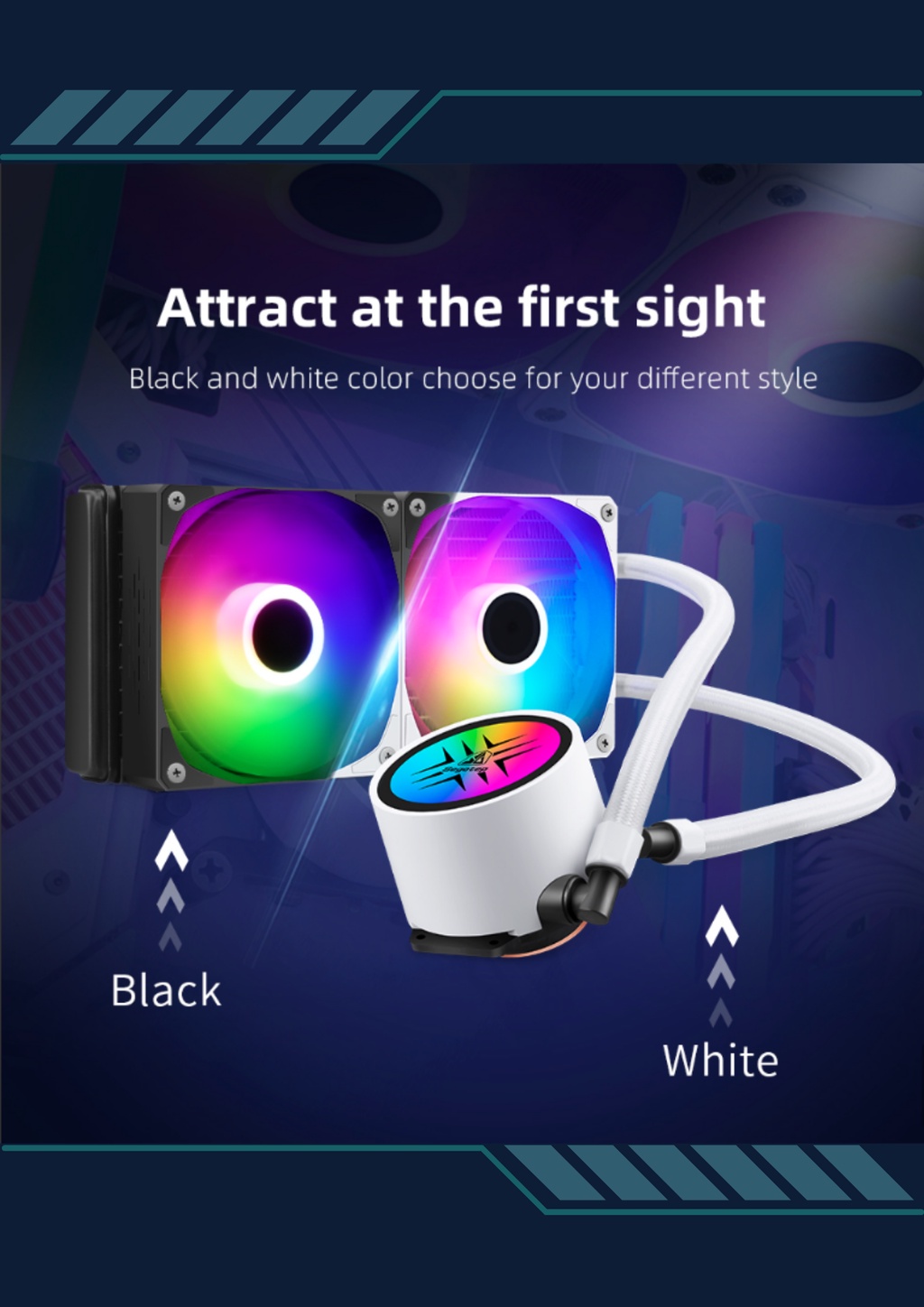 Segotep BEZER & BEICED 240 240mm & 360 360mm AIO Water Cooling Cooler ...