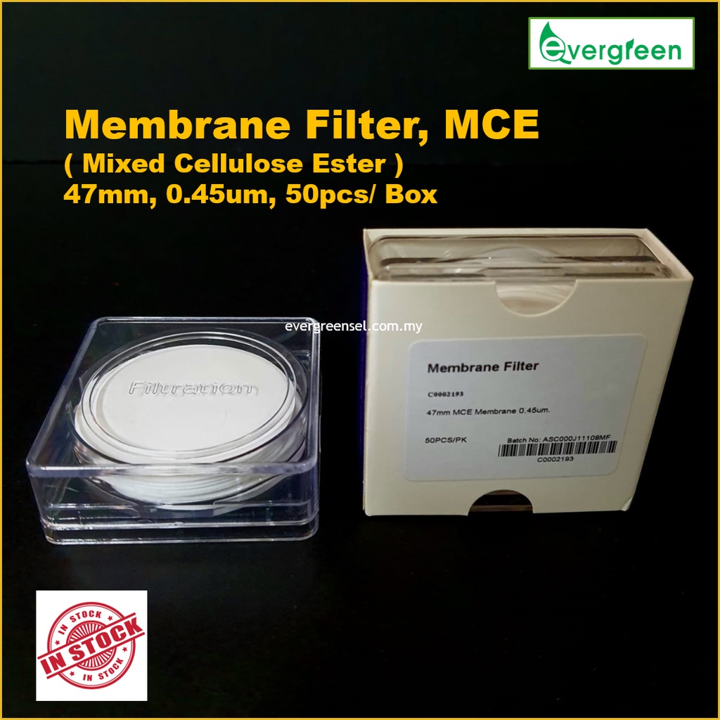 ( LOCAL READY STOCK ) 47mm Nylon/ MCE Membrane Filter, 0.22um/0.45um ...