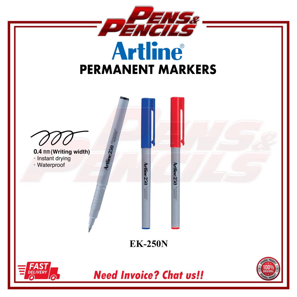 Artline Writing Pen Drawing / Sign Pen Artline 200/210/220/250 0.2mm/0 ...