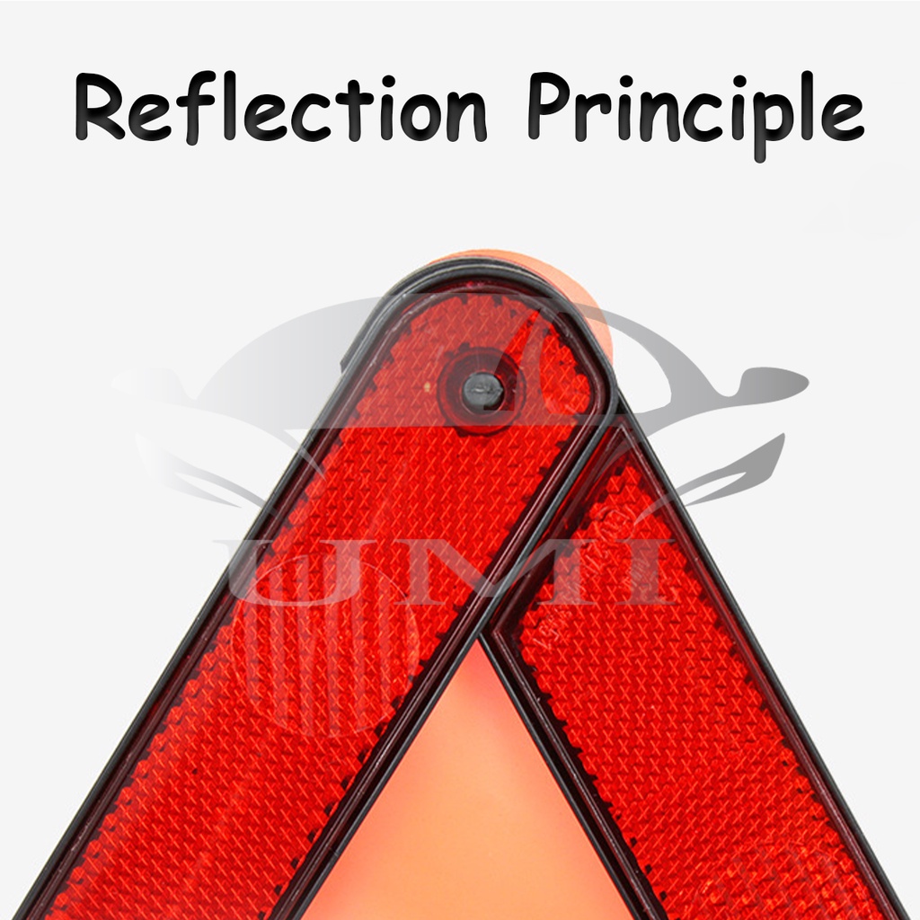 Car Triangle Foldable Warning Safety Road Sign Emergency Breakdown ...