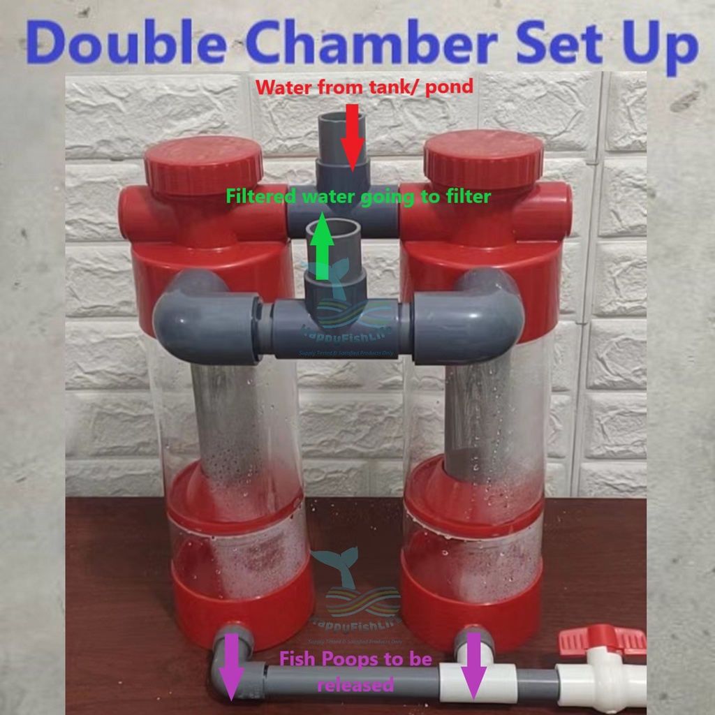 Fish Toilet Pre Filter Front Filter Clean Fish Poop Shit Tandas Jamban ...