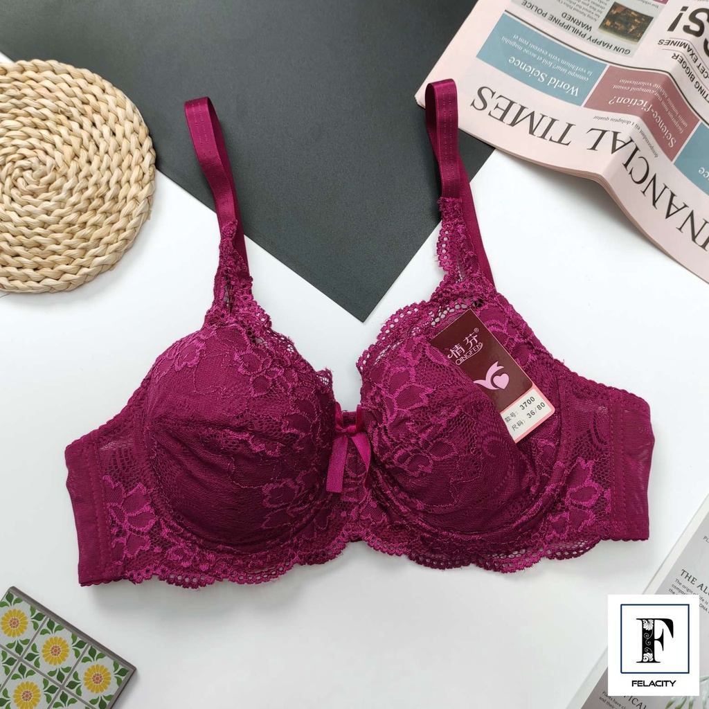 Women Bra Wired Lace Soft Cup BC Cup 34-44 Baju Dalam Wanita Renda ...
