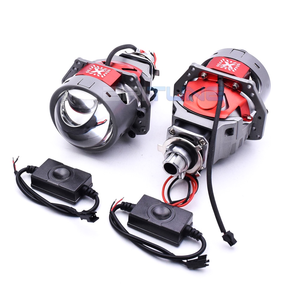 25000LM Laser Bi-led Projector Lens 3 Inch For Hella 3R H1 H4 H7 9005 ...
