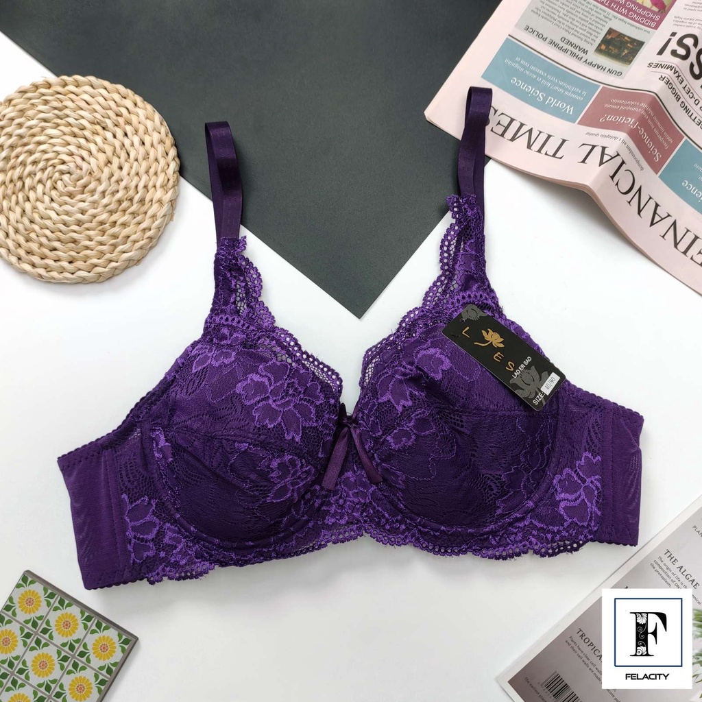 Women Bra Wired Lace Soft Cup BC Cup 34-44 Baju Dalam Wanita Renda ...