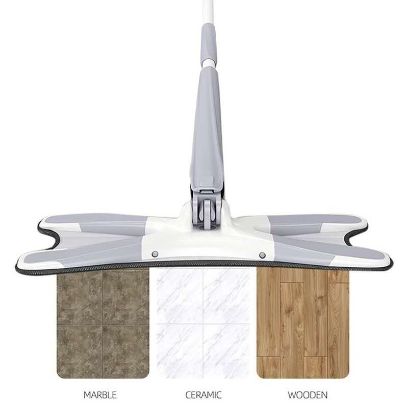 Cleaning🧽 New Model X Type Easy Floor Mop With Microfiber Mop Pad 懒人拖把 Pengelap Shopee Malaysia