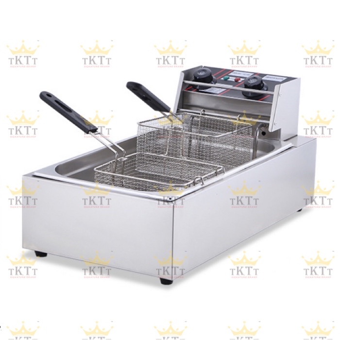 TKTT 16L Auto Big Commercial Electric Deep Fryer Single Tank Multi ...
