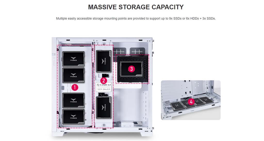 LIAN LI 011 DYNAMIC EVO Tempered Glass Mid-tower chassis | Shopee Malaysia