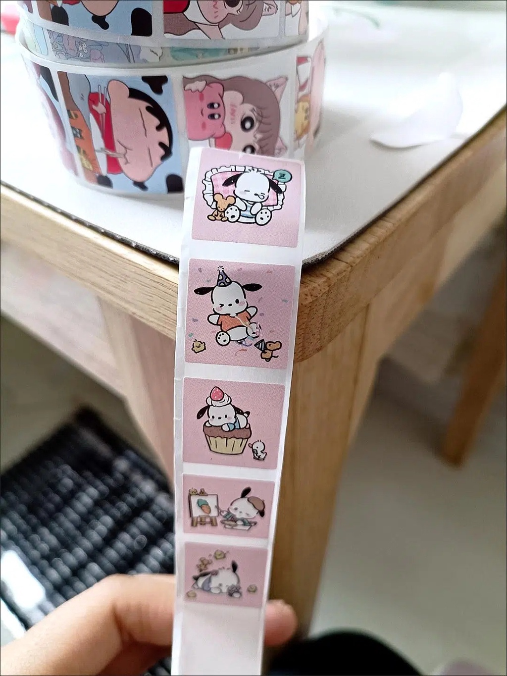 New Sanrio Pacha Dog Sticker Tape Cute Creative ins Decorative Sealing ...
