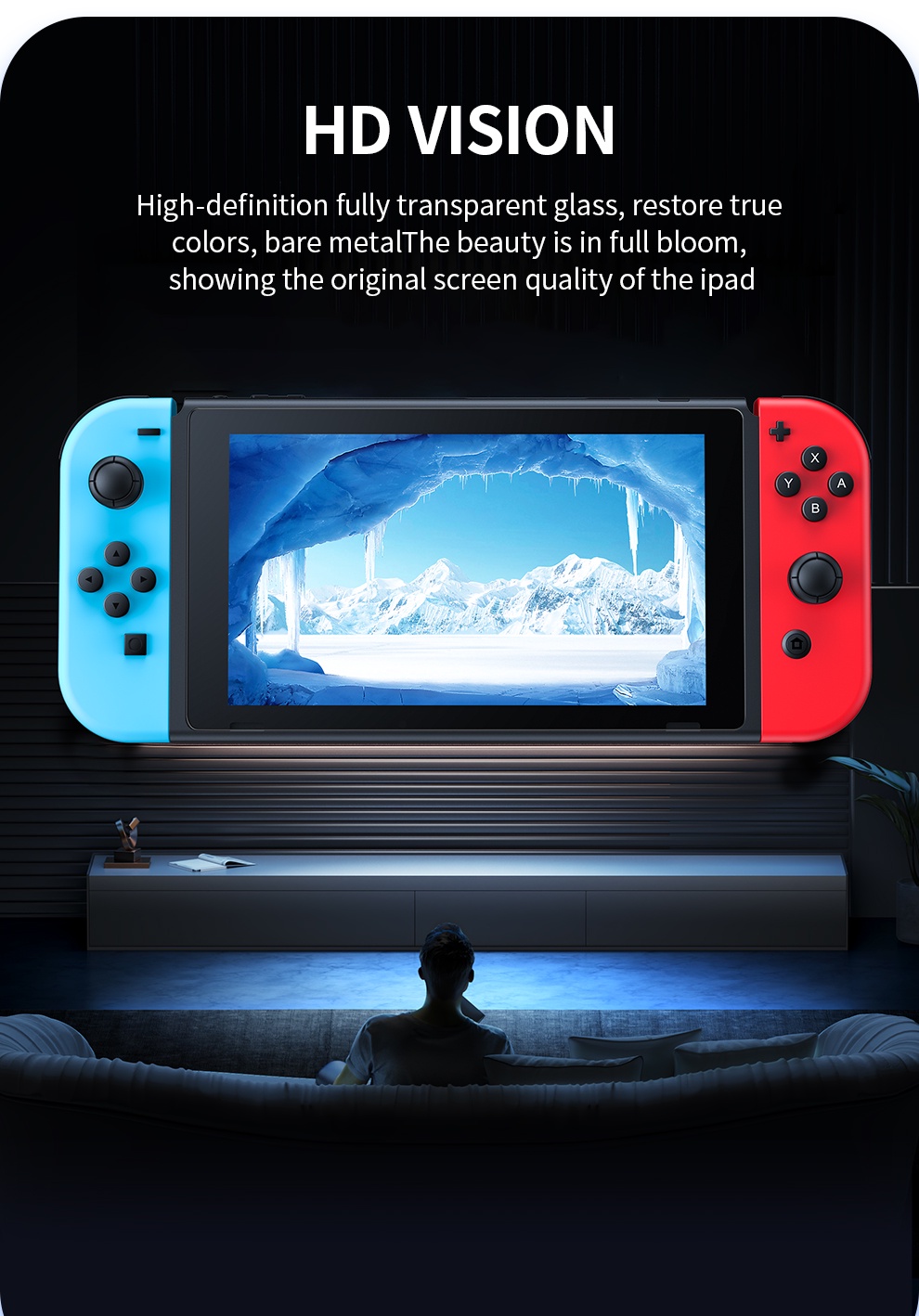 SmartDevil Tempered Glass For Nintendo Switch OLED Anti-fingerprint | Shopee Malaysia