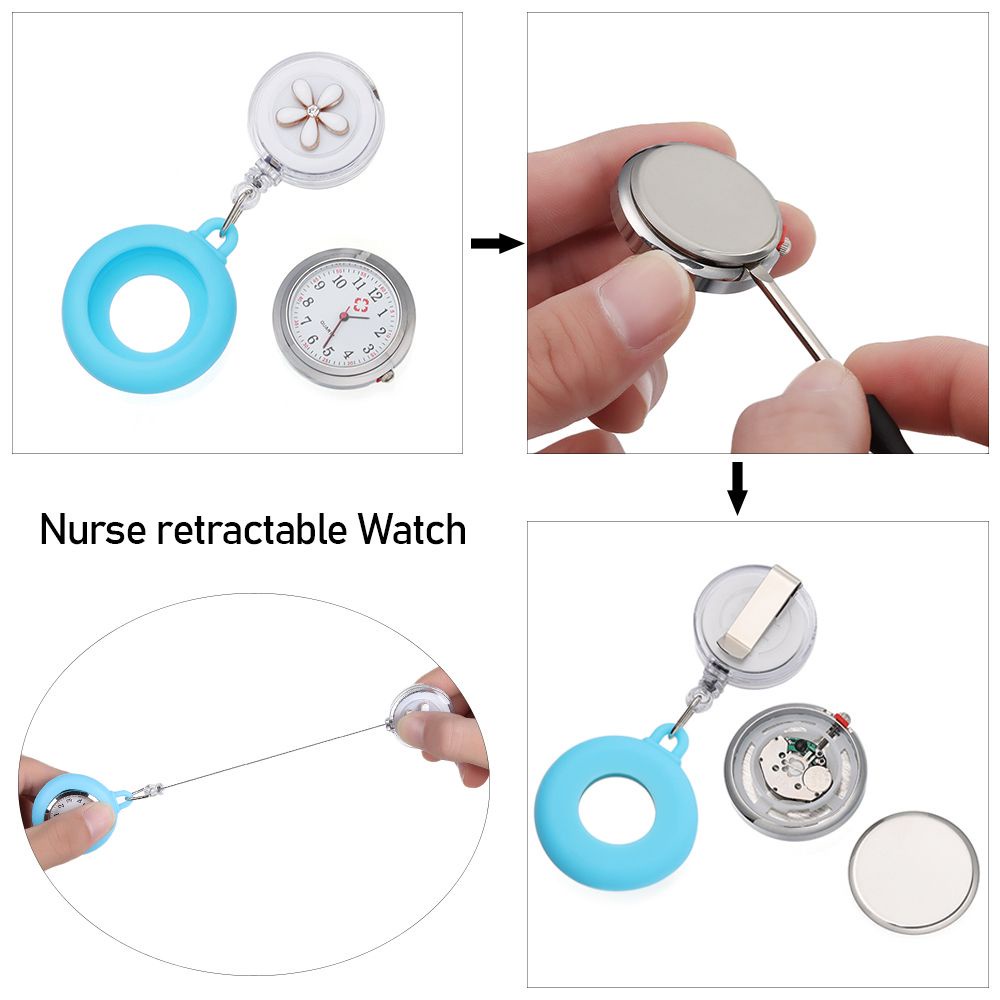 Nurse watch pocket watch doctor pocket watch pocket student exam table ...