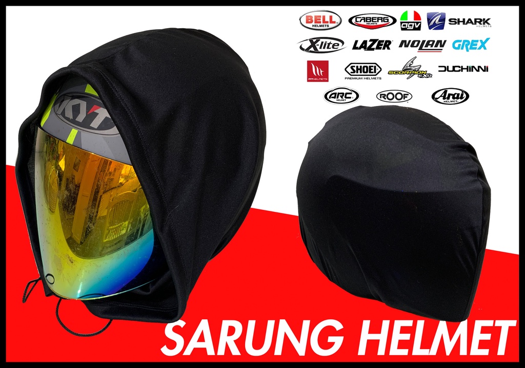 SARUNG HELMET (OPEN FACE / FULL FACE HELMET) | Shopee Malaysia