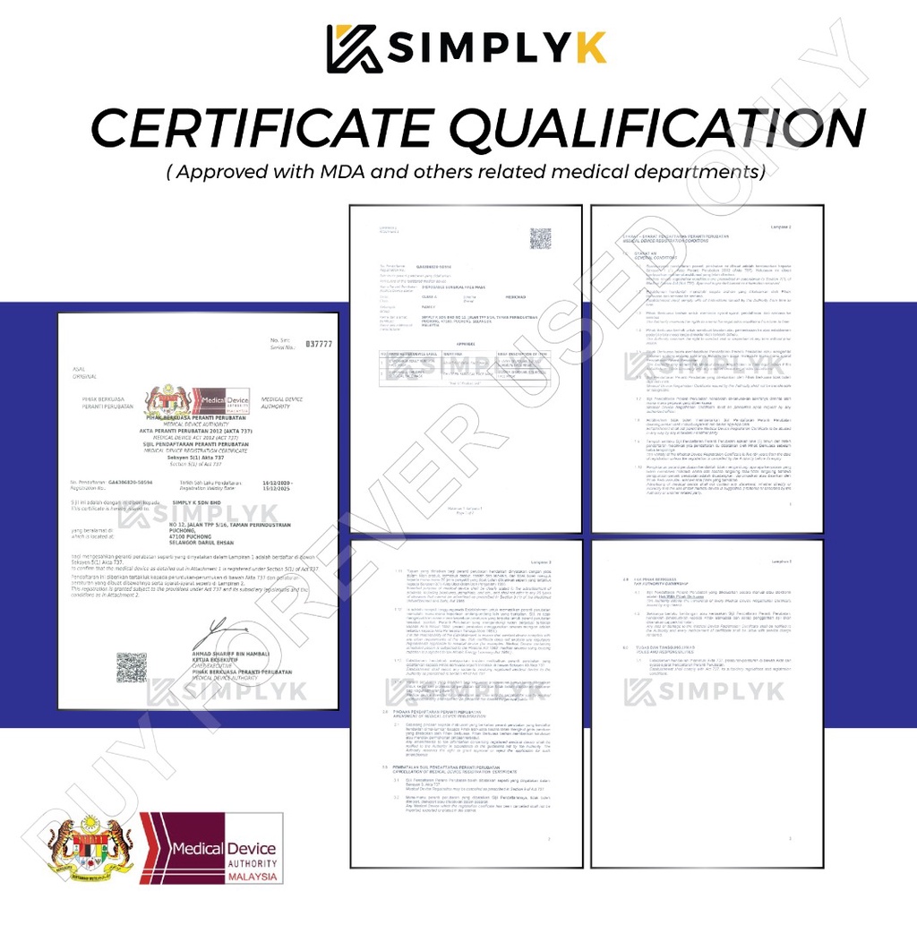 MDA Cert SIMPLY K Medical 4ply Hijab FLORA Face Mask 20pcs | Shopee ...