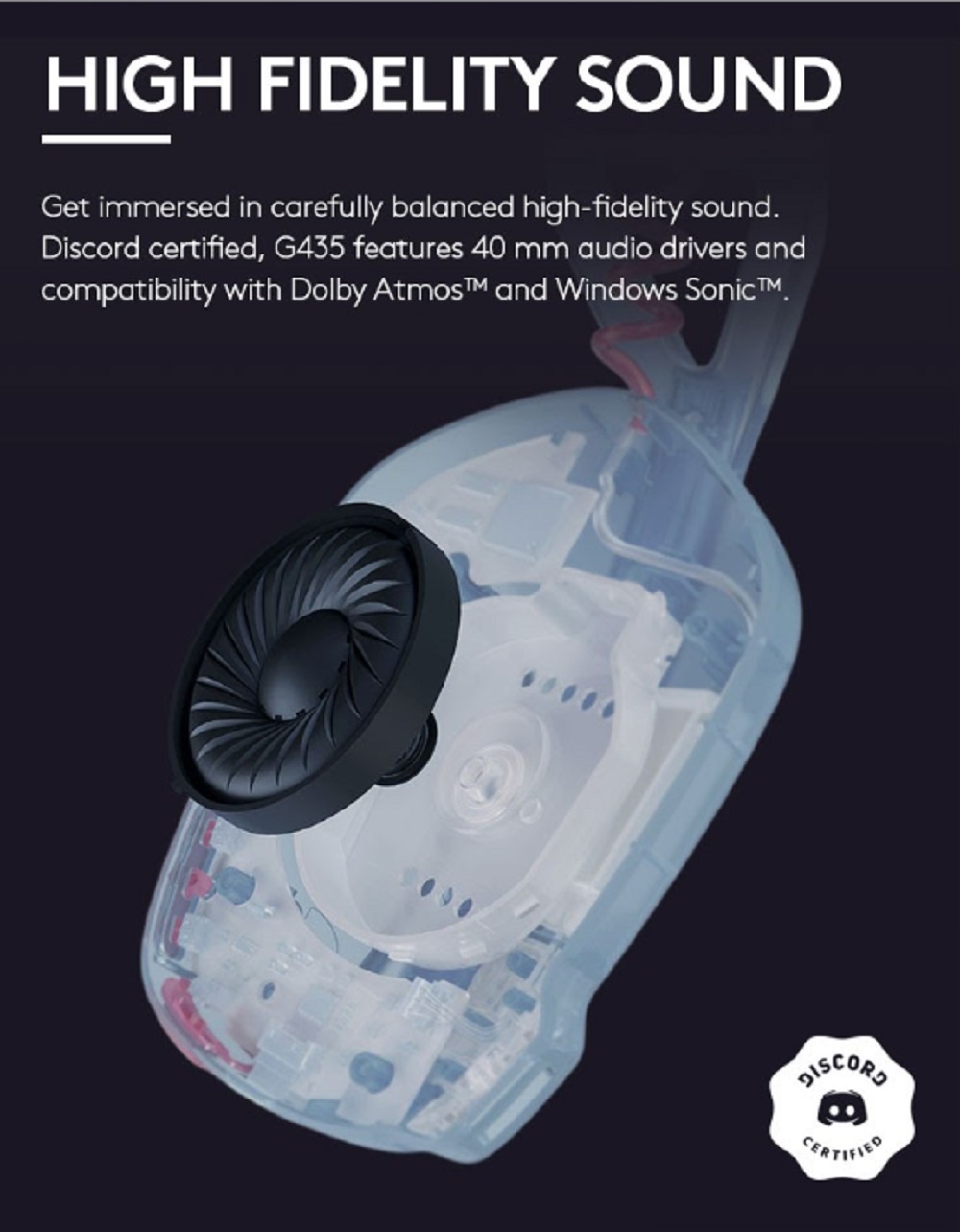 Logitech G435 LIGHTSPEED and Bluetooth Wireless Gaming Headset ...