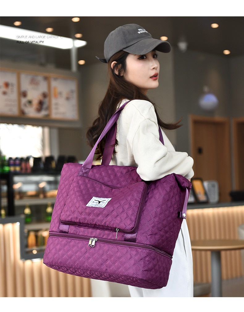 DROPASSIST 1619 Foldable Waterproof Wet Dry Hand Carry Travel Bag with ...