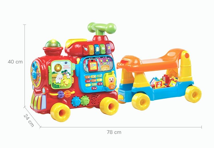 VTech 4 in 1 Ultimate Alphabet Train Ride-on Toys Learning kids toy 1 2 ...